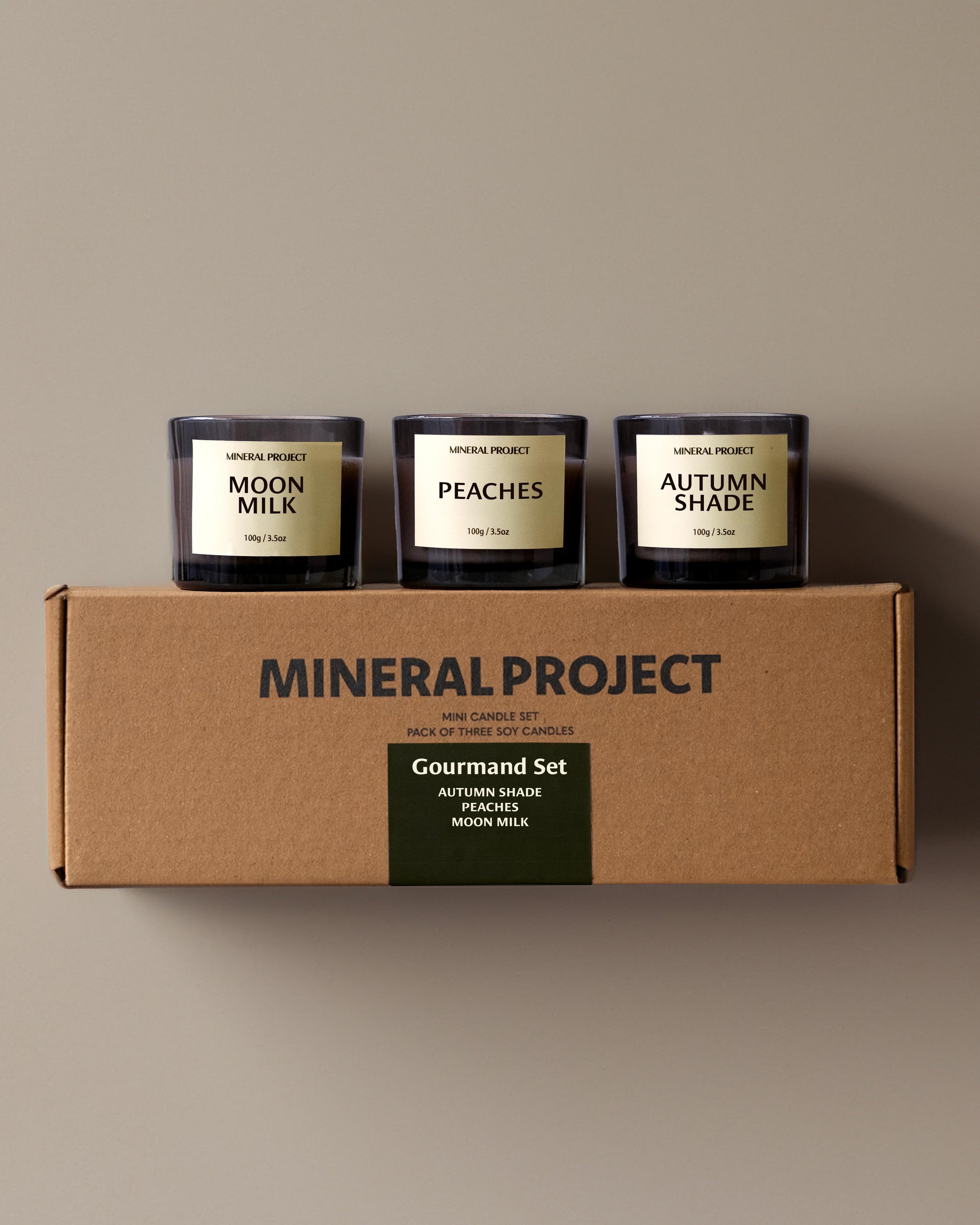 Gourmand Mini Candle Set by Mineral Project